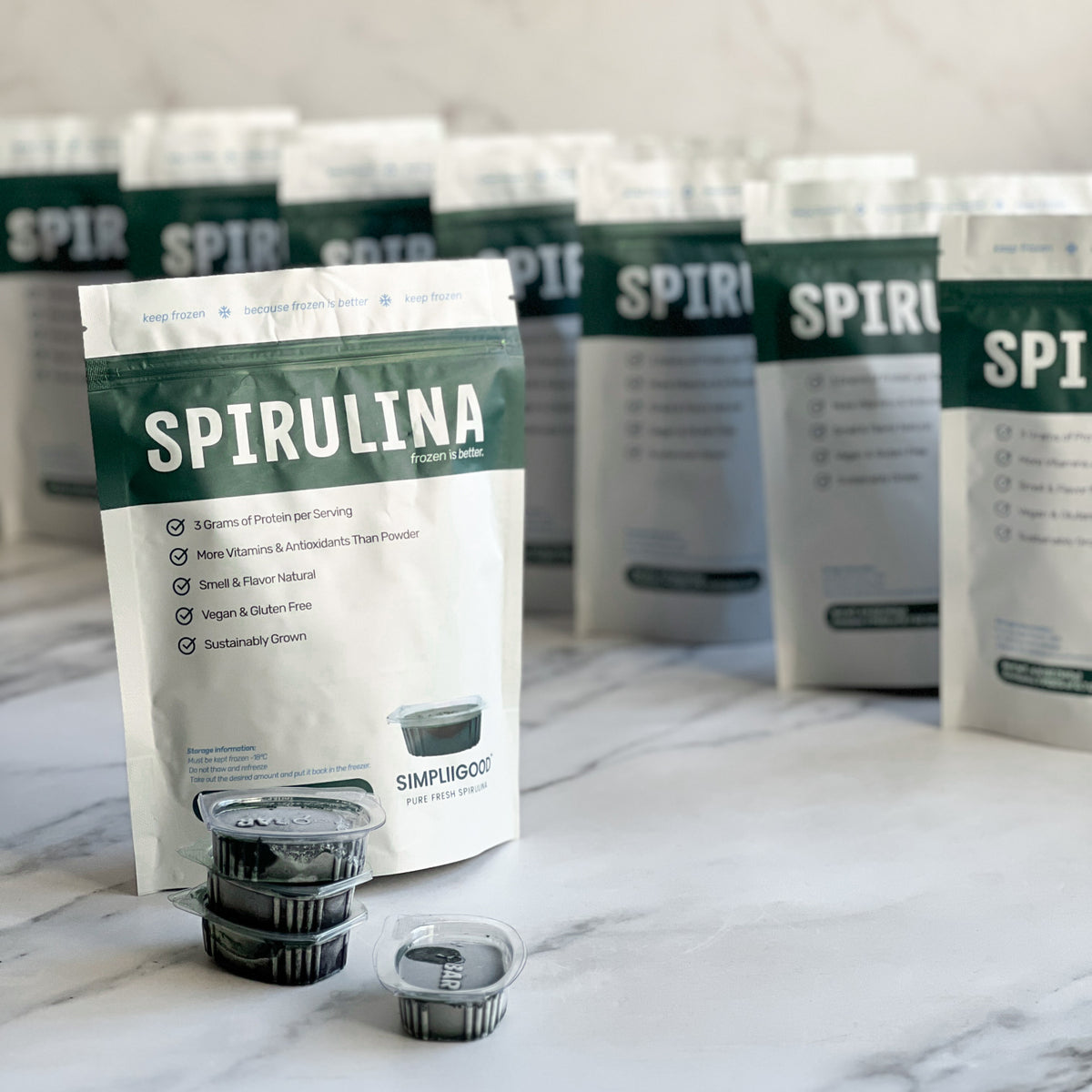 SimpliiGood Spirulina - Fresh Spirulina algae - Future food is here