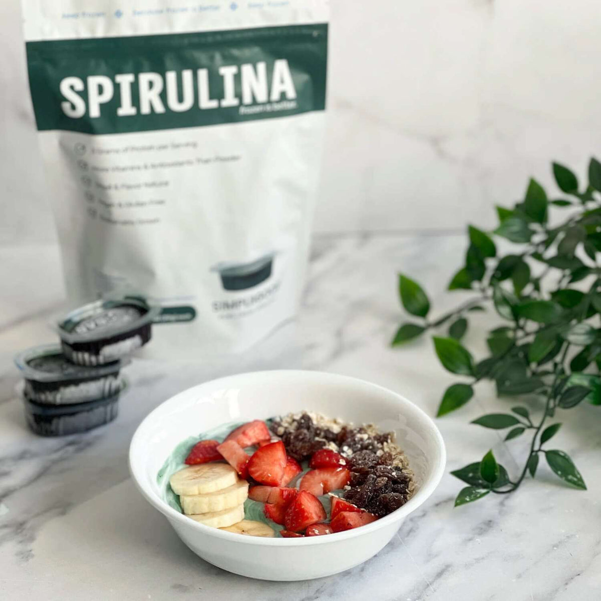 SimpliiGood Spirulina - Fresh Spirulina algae - Future food is here