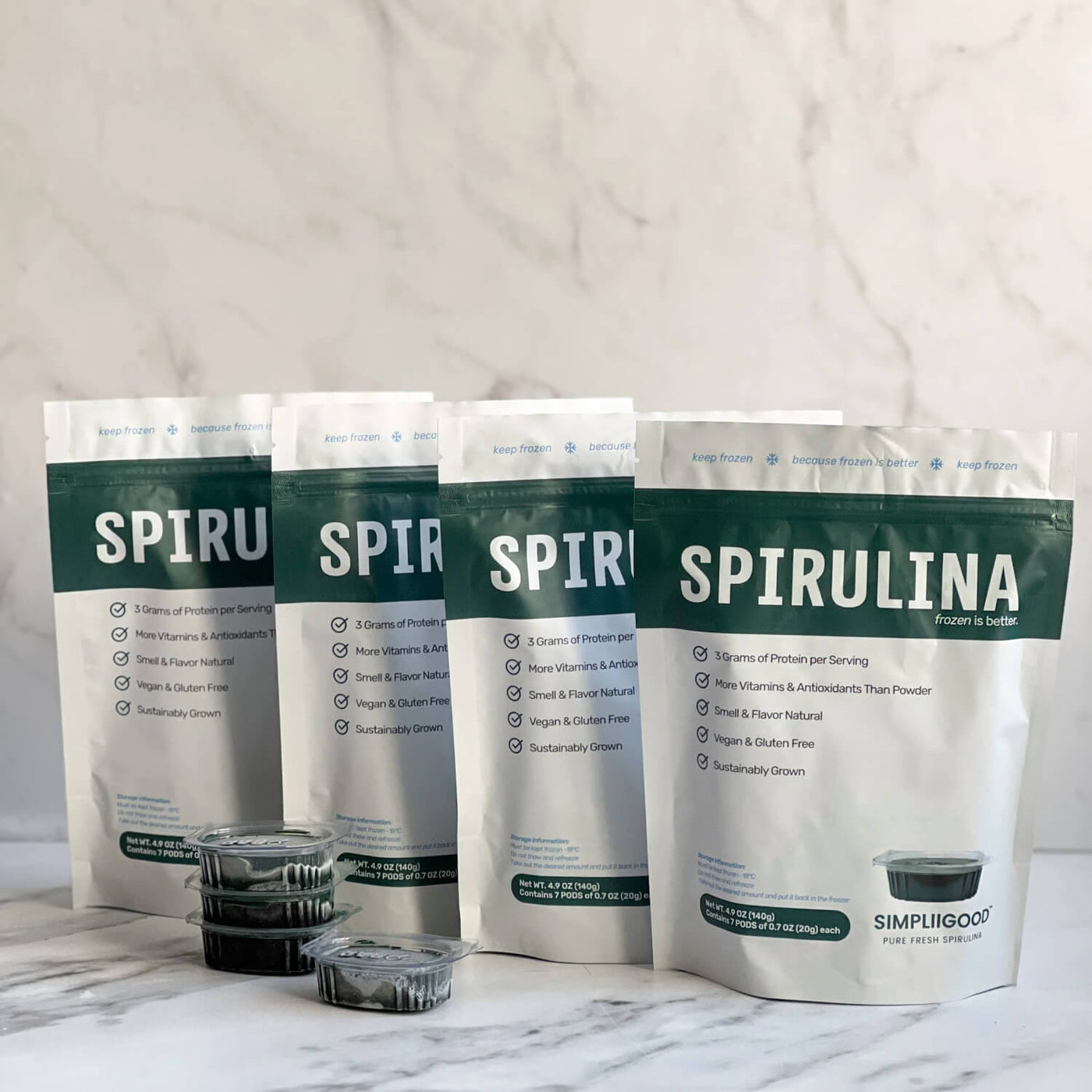 SimpliiGood Spirulina - Fresh Spirulina algae - Future food is here